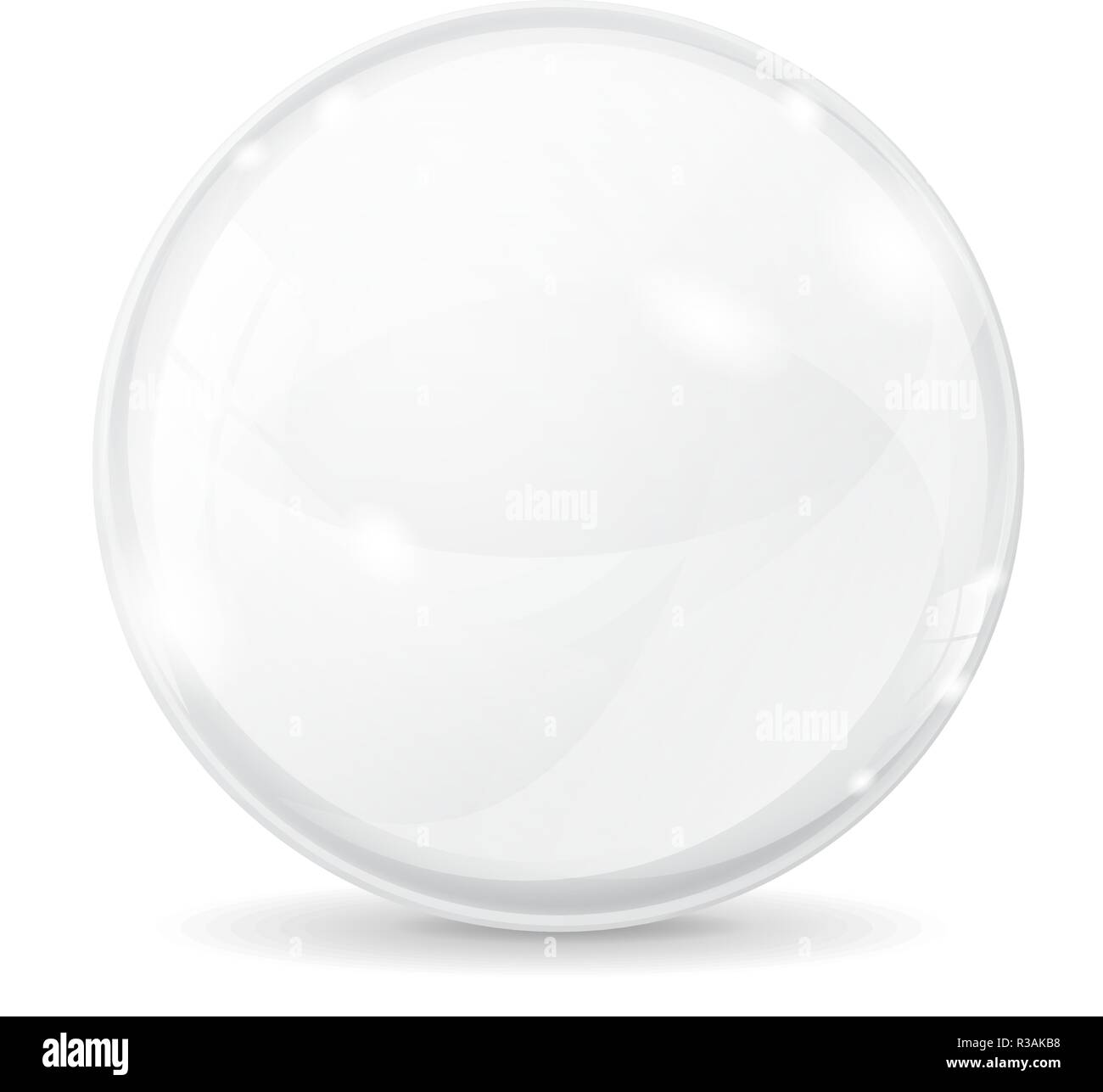 3d illustration white circle Stock Vector Images - Alamy