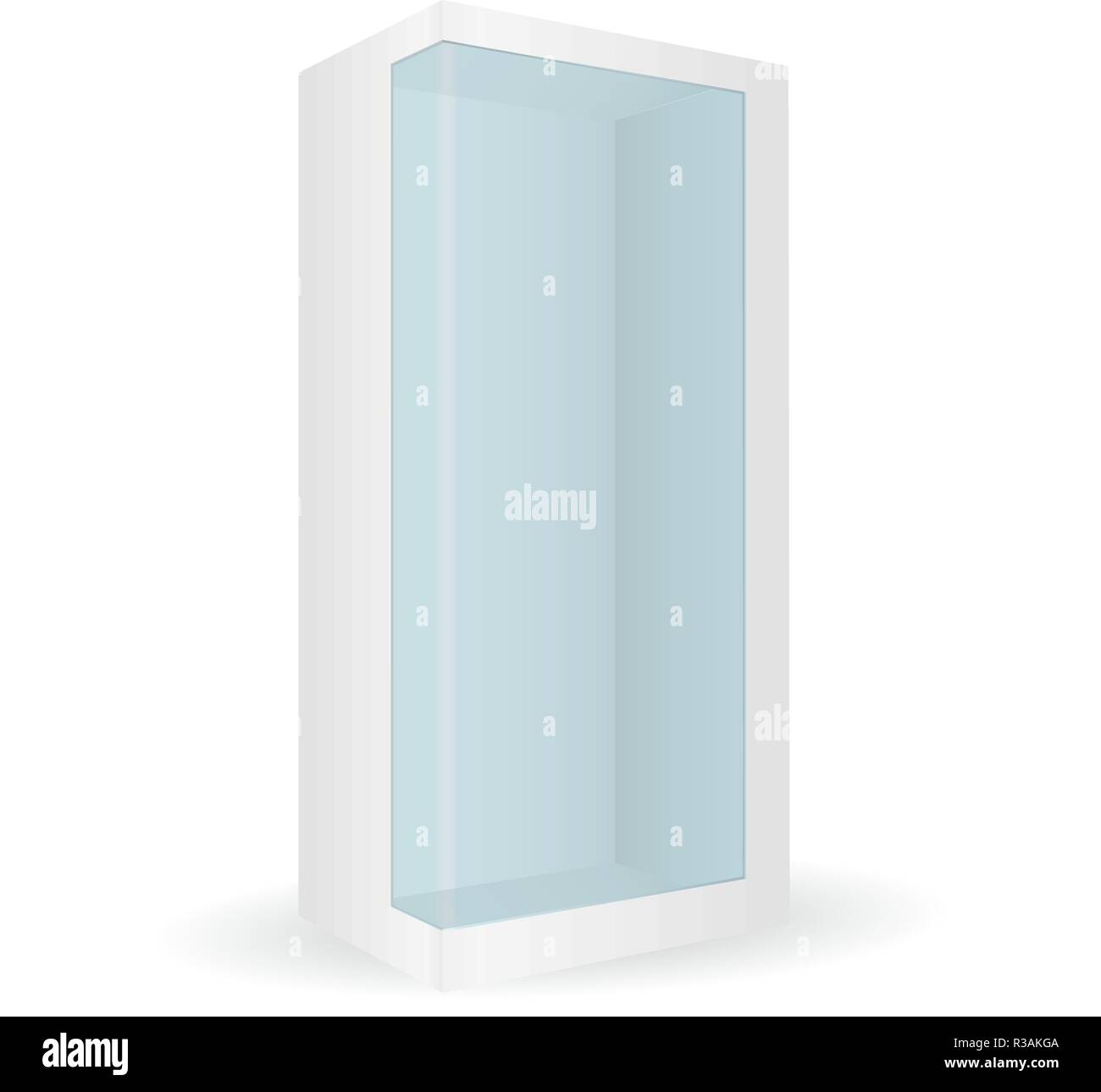 White box with transparent side Stock Vector Image & Art - Alamy
