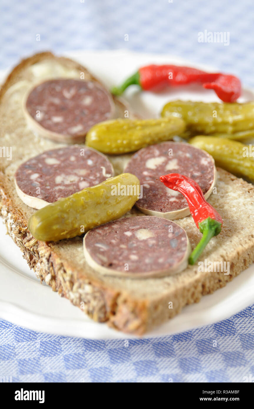 Blood sausage germany hi-res stock photography and images - Alamy