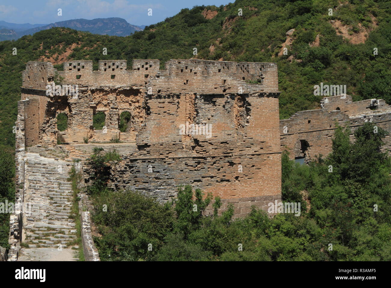 the great wall at jinshanling Stock Photo - Alamy