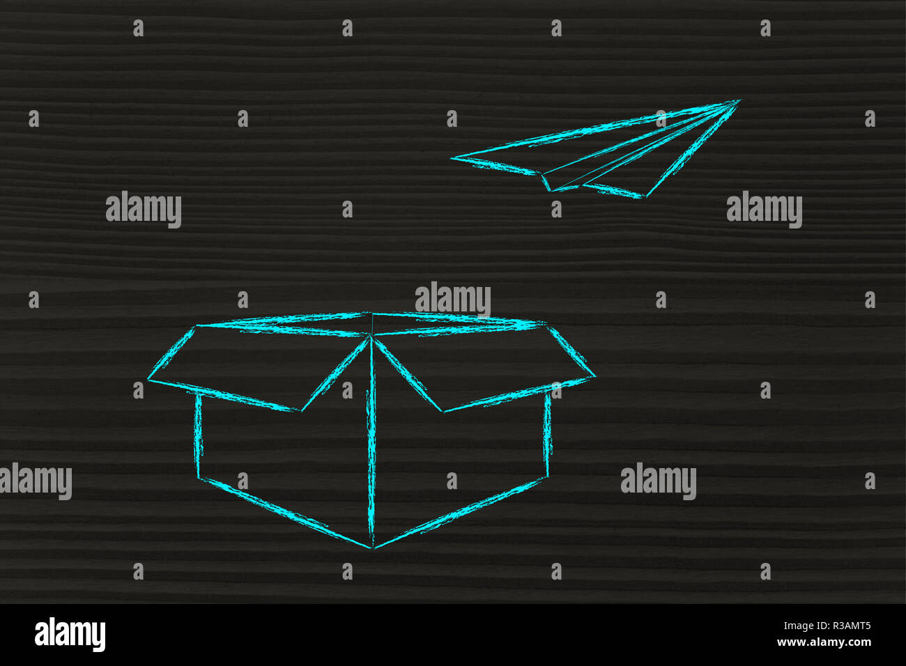 Model aircraft boxes hi-res stock photography and images - Alamy