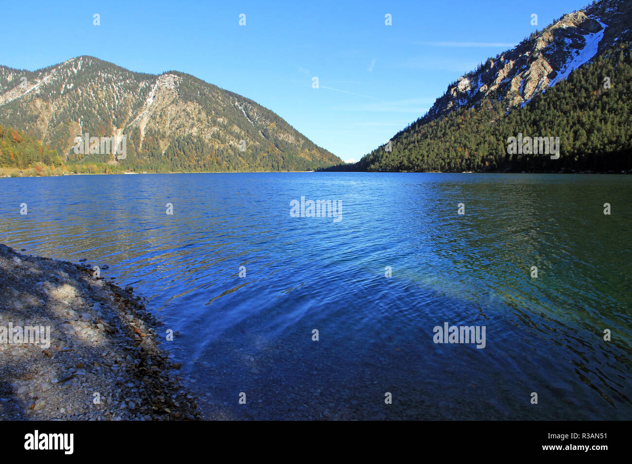 the plansee in austria Stock Photo - Alamy
