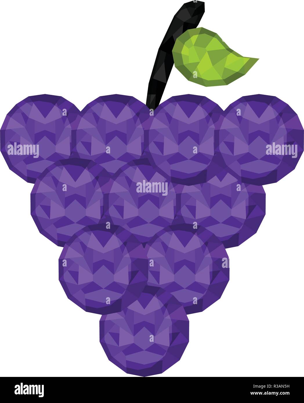 Grapes mosaic Stock Vector Images - Alamy