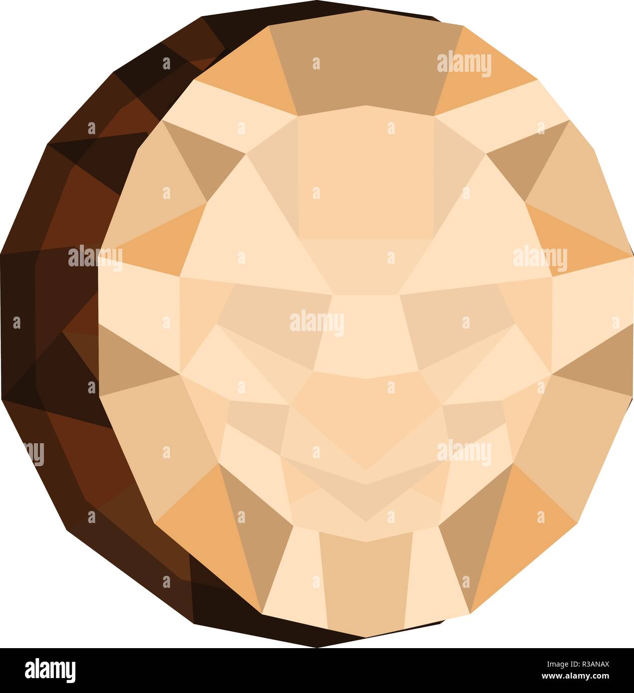 Coconut triangle Stock Vector Images - Alamy