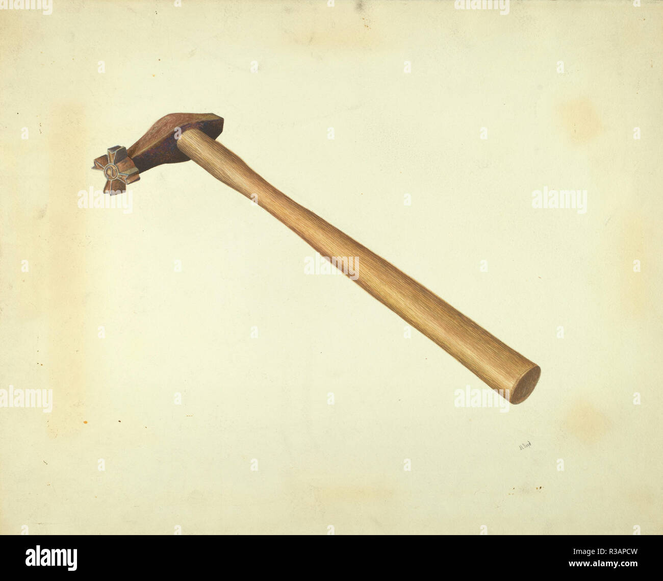 Branding Hammer. Dated: c. 1938. Dimensions: overall: 36.5 x 45.4 cm ...