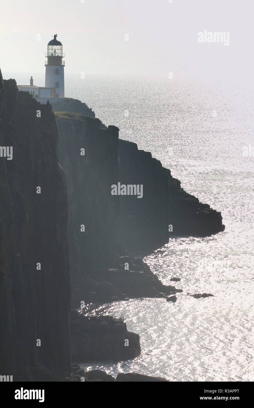 neist point lighthouse Stock Photo - Alamy