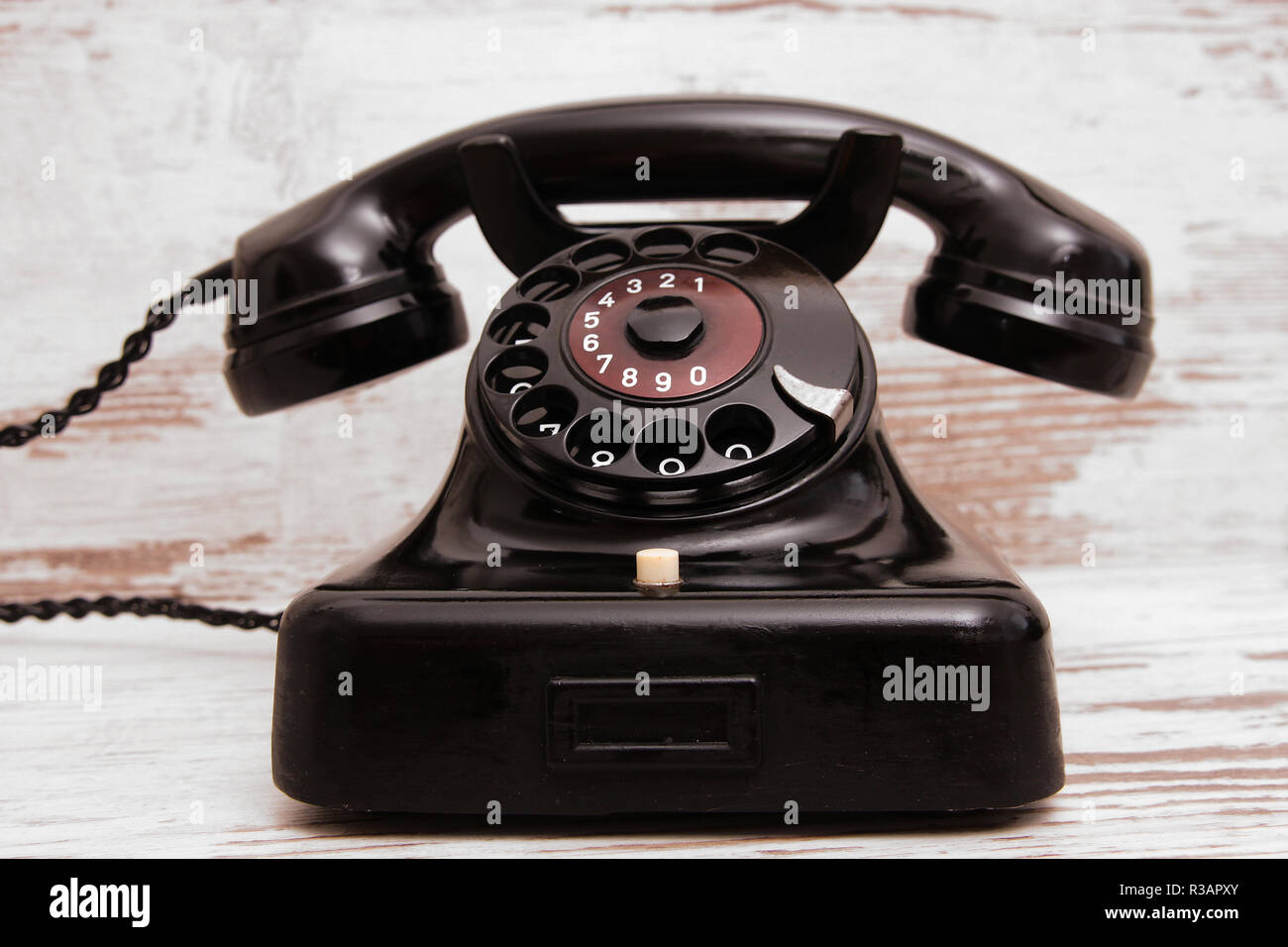 Antique phone set dial hi-res stock photography and images - Alamy
