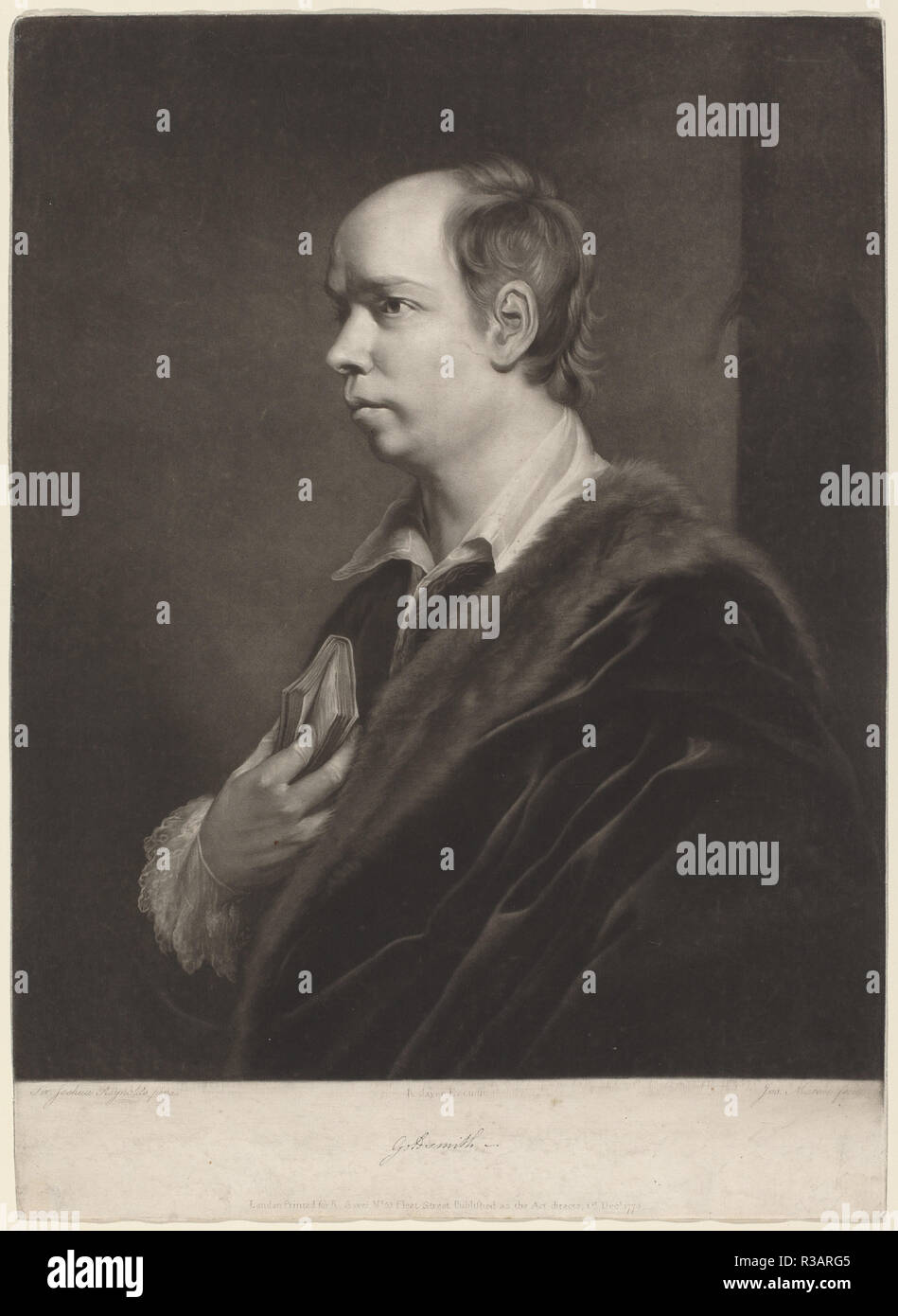 Oliver Goldsmith. Medium: mezzotint. Museum: National Gallery of Art, Washington DC. Author ...