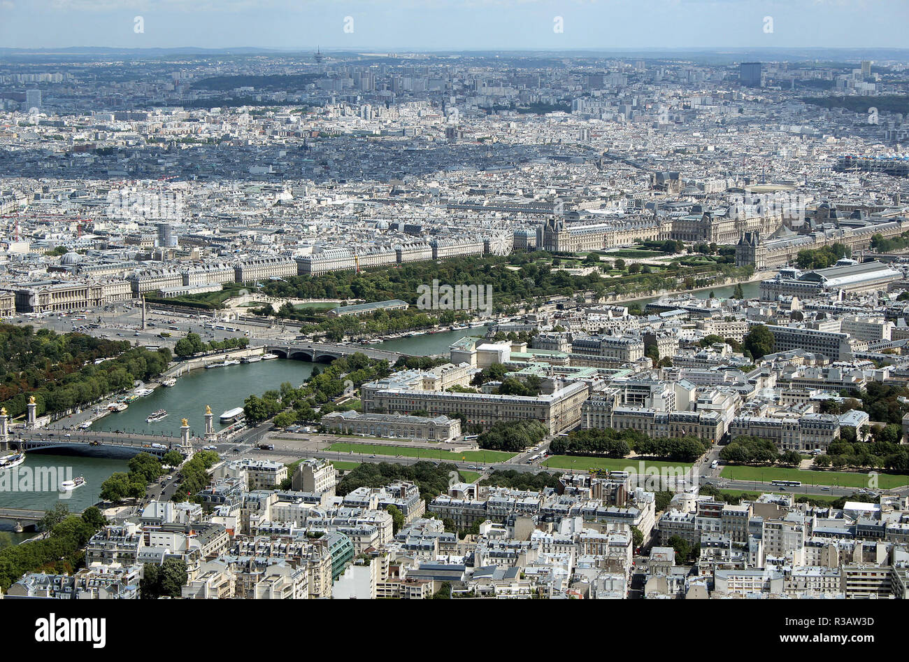 Place de la concorde aerial hi-res stock photography and images - Alamy