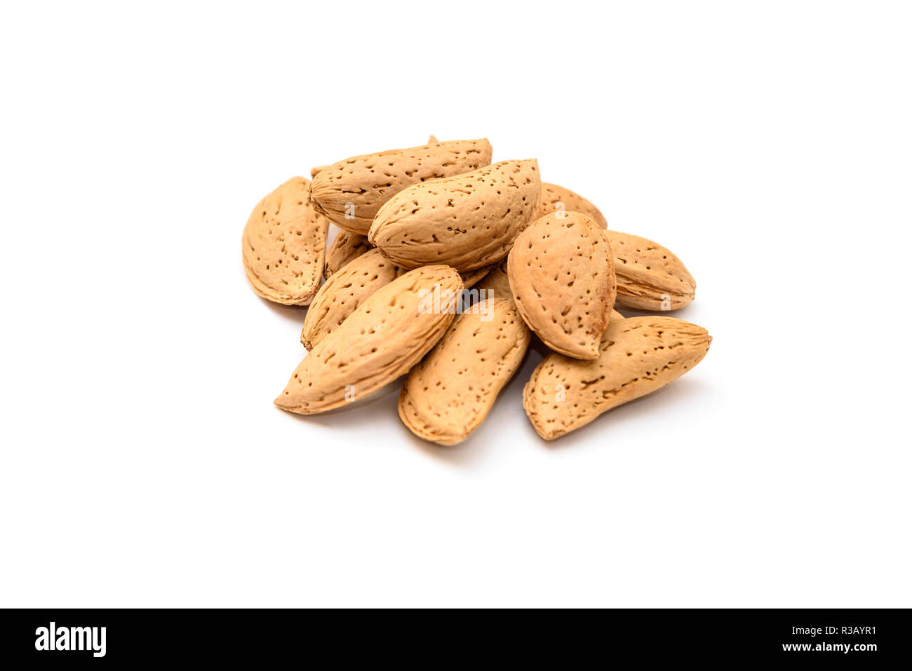 Pile of almonds in shell Stock Photo - Alamy