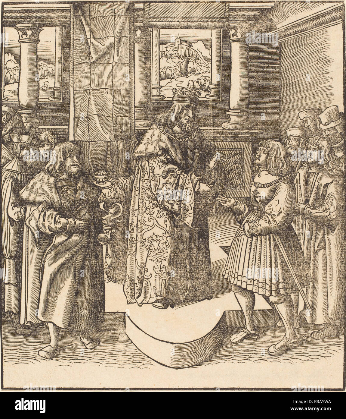 The Old White King Sending His Messengers to Portugal. Dated: 1514/1516 ...