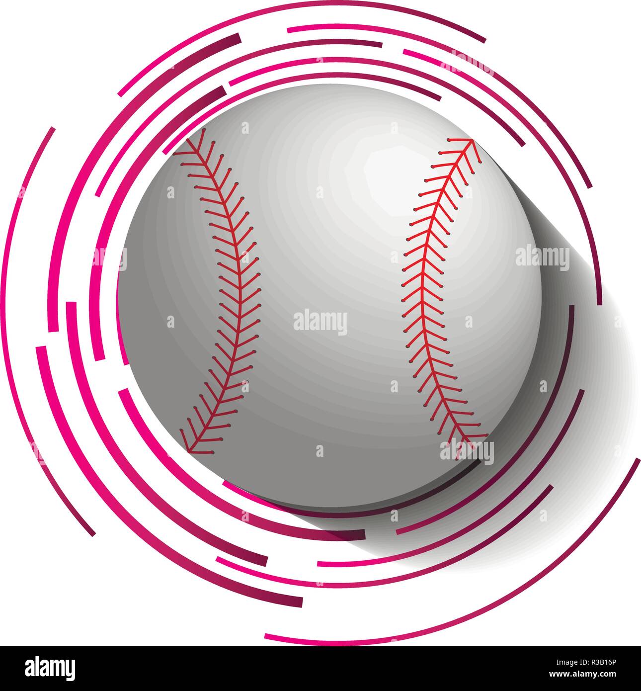 3d baseball Stock Vector Images - Alamy