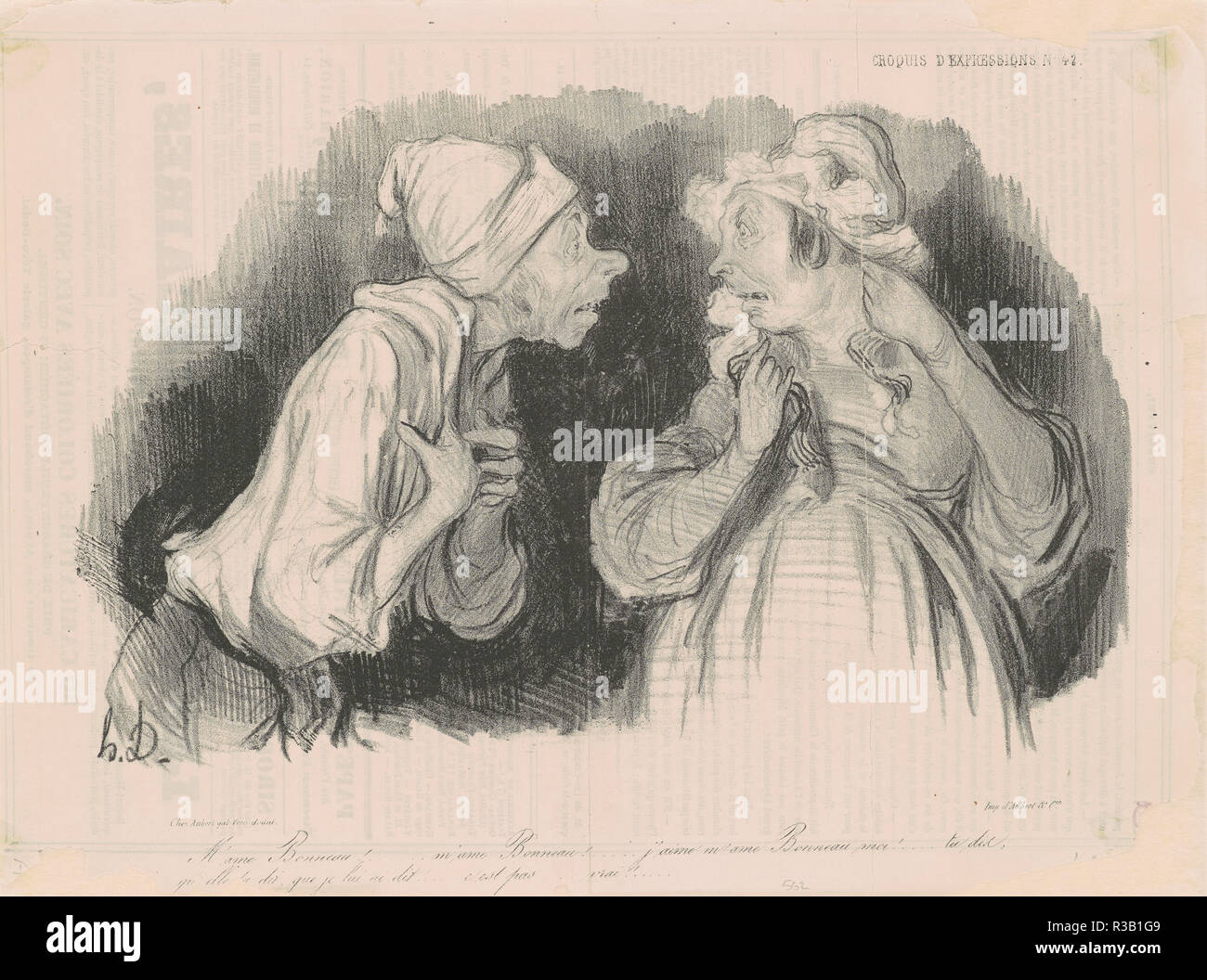 M'ame Bonneau... J'aime m'ame Bonneau moi!... Dated: 19th century ...