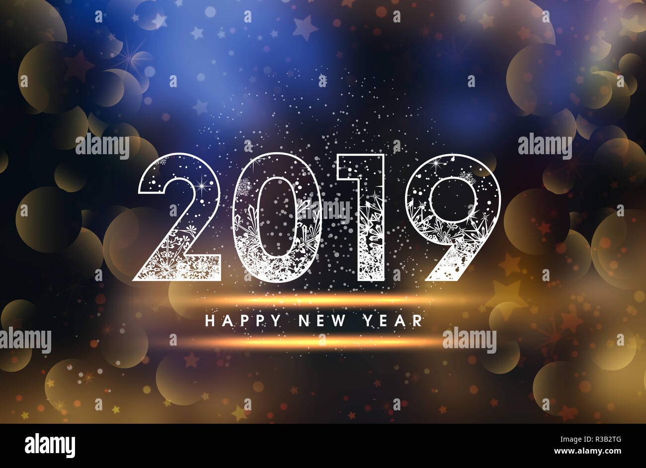 2019 New Year Greetings Stock Photo - Alamy