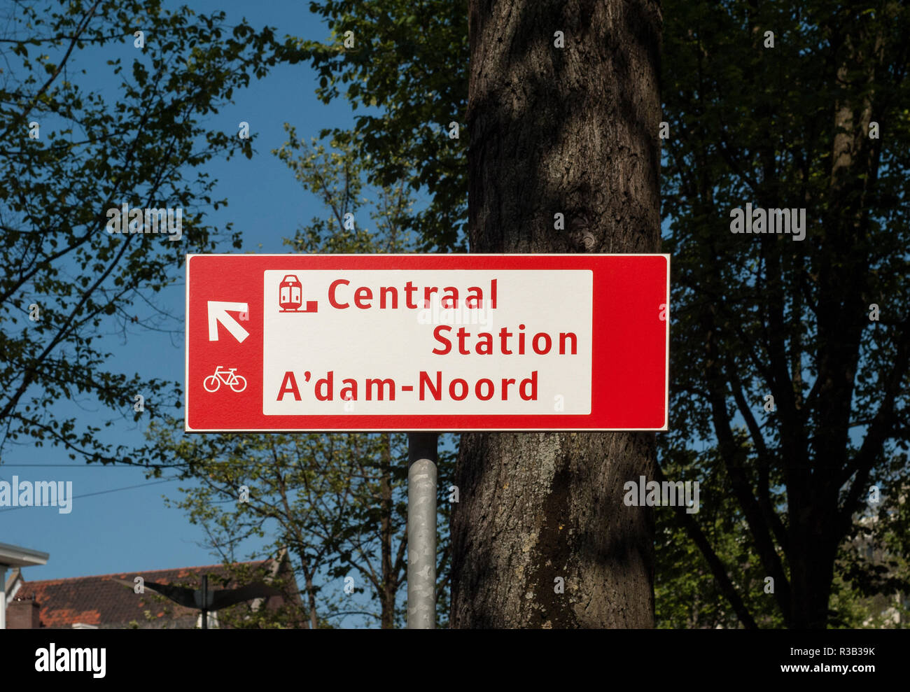 Road signs amsterdam holland netherlands hi-res stock photography and ...