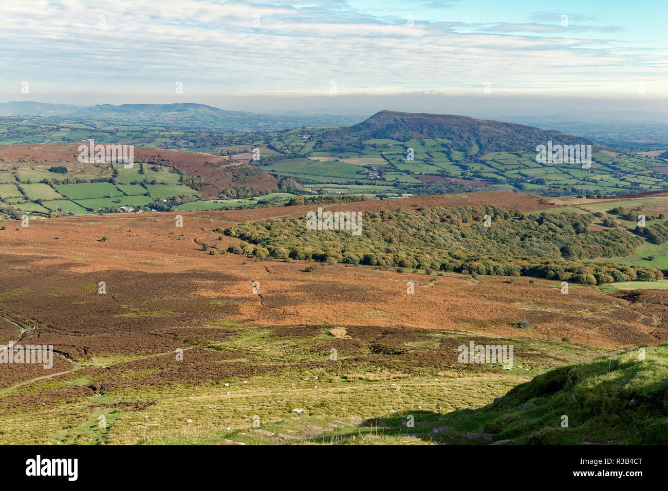 Ysgyryd Fawr (Skirrid Fawr) from Sugar Loaf Sumit Abergavenny ...