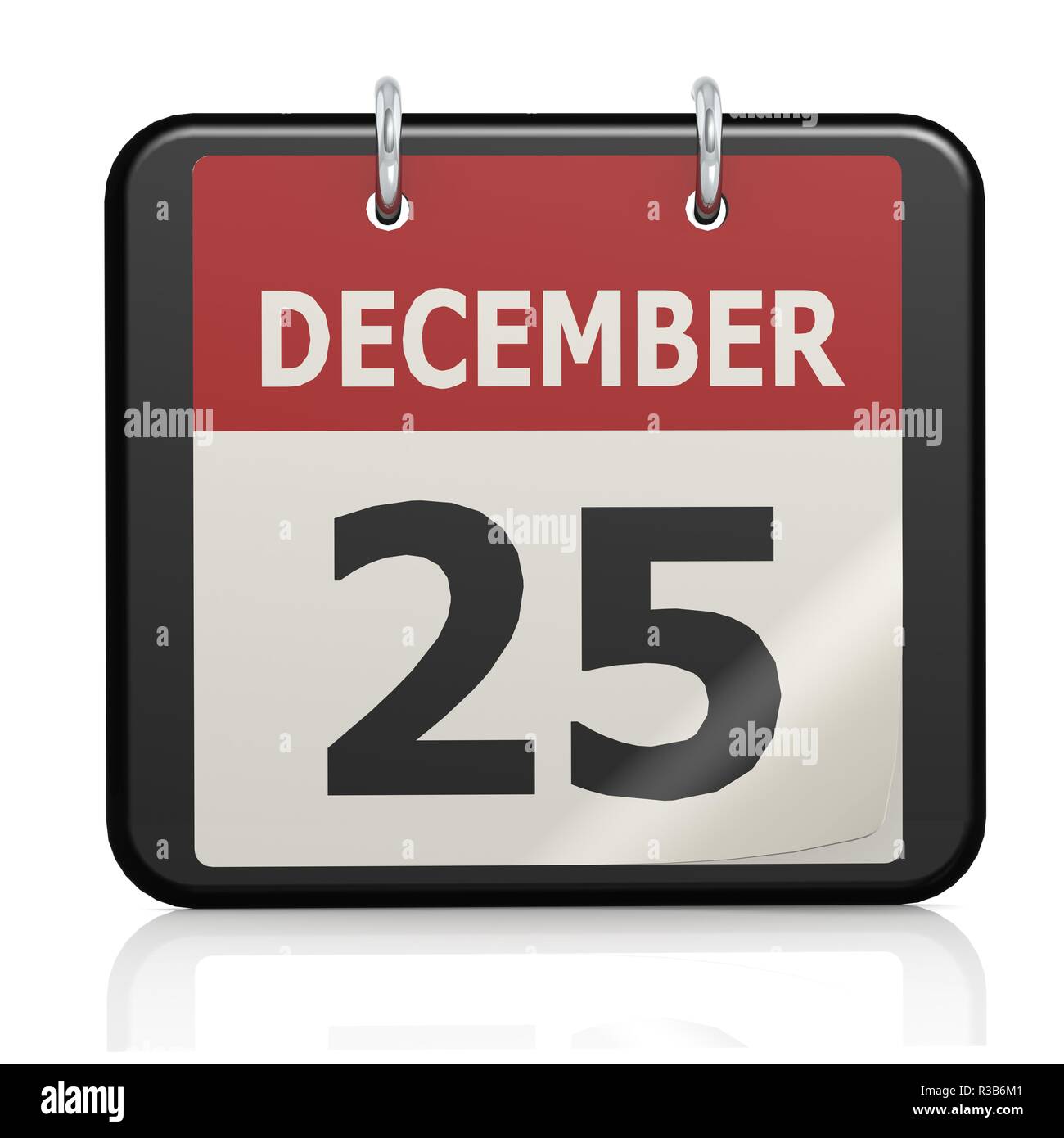 25th december calendar Cut Out Stock Images & Pictures - Alamy