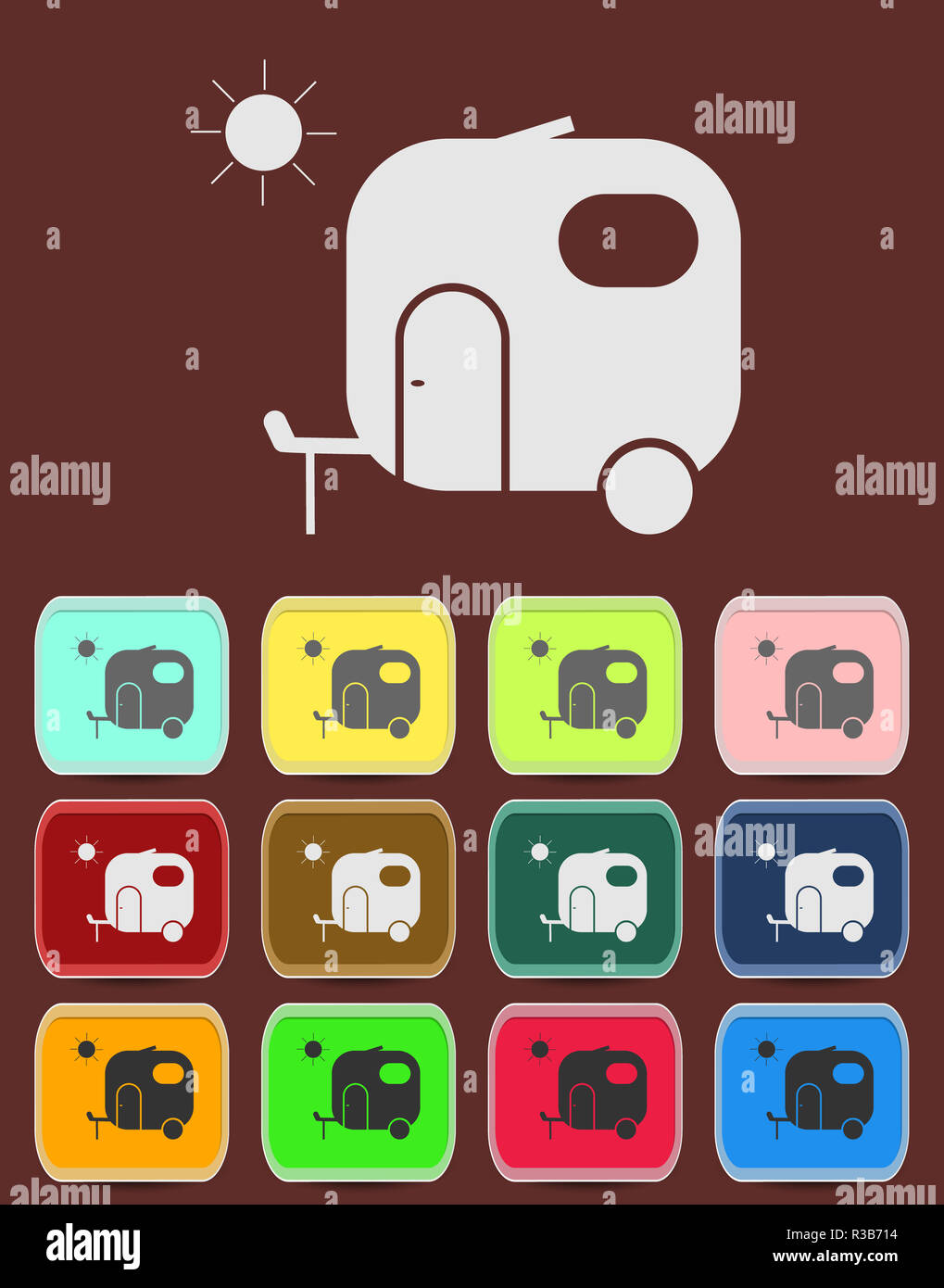 Food miles vector hi-res stock photography and images - Alamy