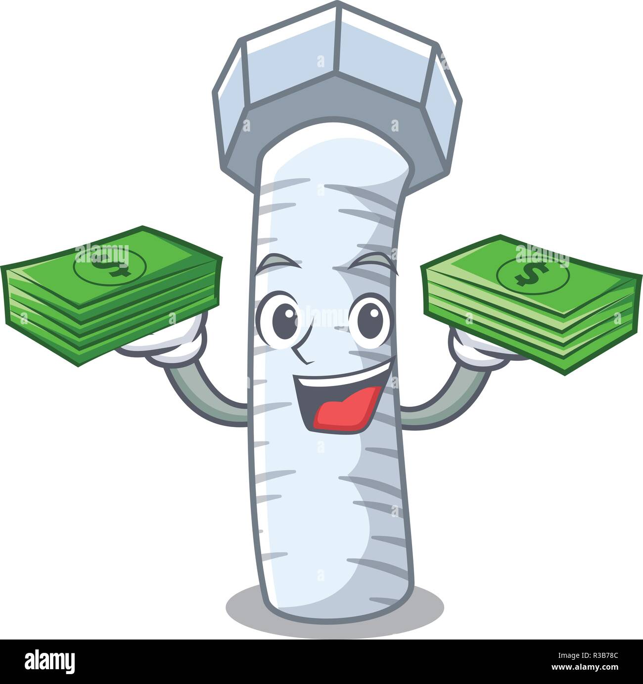 With money bolts cartoon on bike that isolated Stock Vector Image & Art ...