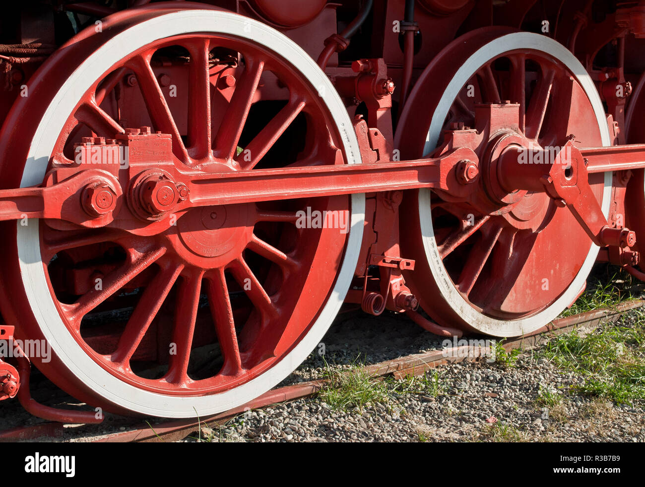 Steam locomotive wheels motion hi-res stock photography and images - Alamy