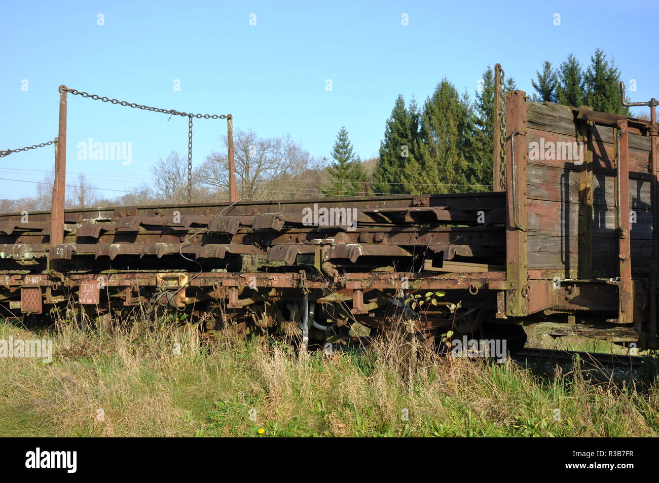 discarded freight cars Stock Photo - Alamy