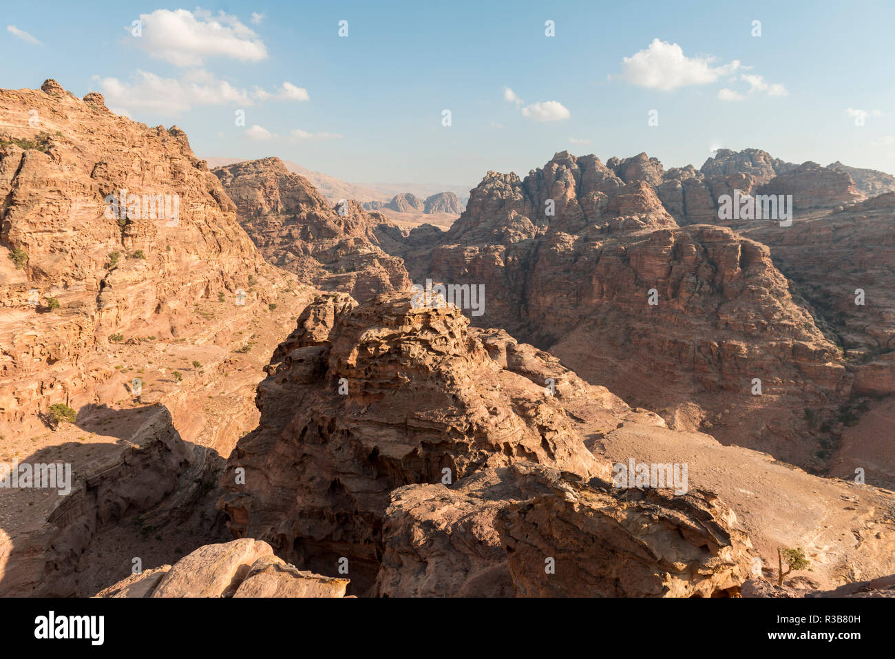 Rugged mountains near Petra, Wadi Musa, Jordan Stock Photo - Alamy