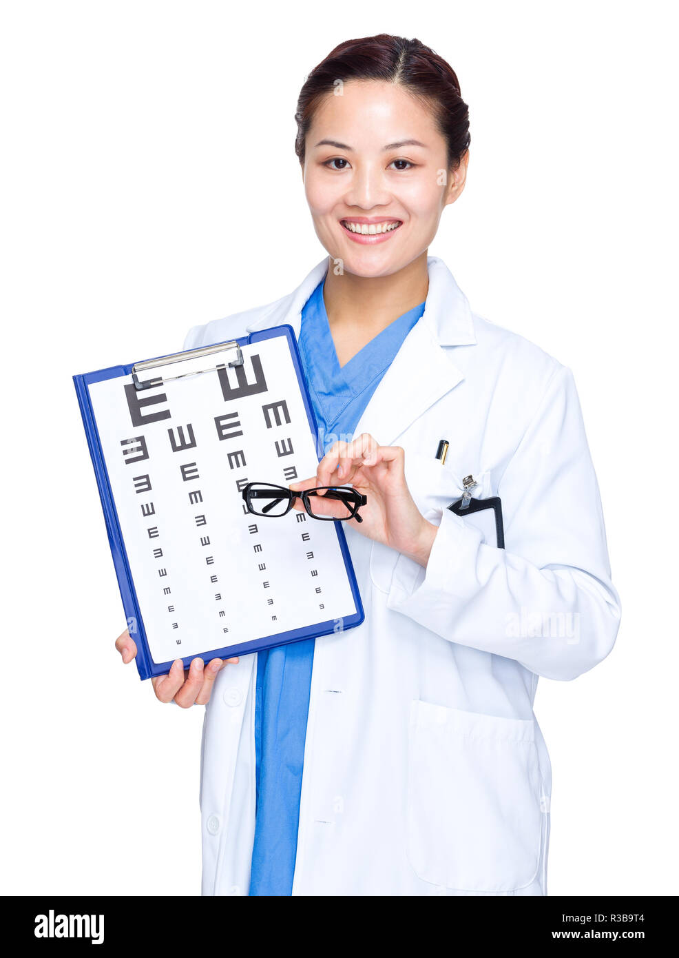 Asian doctor eye test chart hi-res stock photography and images - Alamy