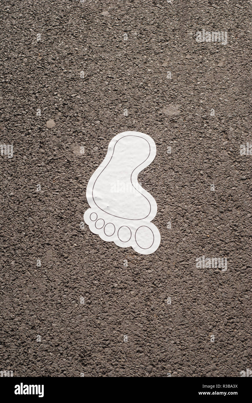 Footprint imprinted hi-res stock photography and images - Alamy