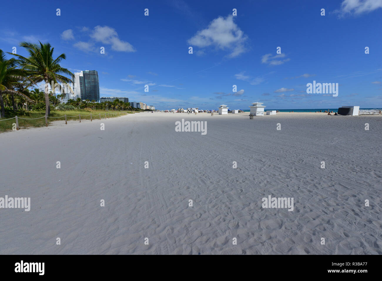 South Beach Miami Florida in winter Stock Photo - Alamy