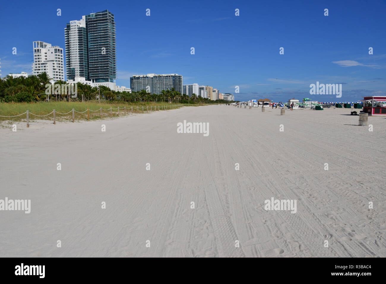 South Beach Miami Florida in winter Stock Photo - Alamy