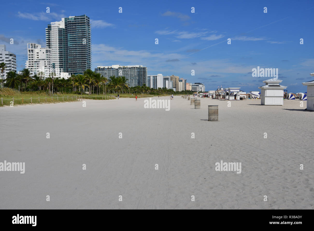 South Beach Miami Florida in winter Stock Photo - Alamy