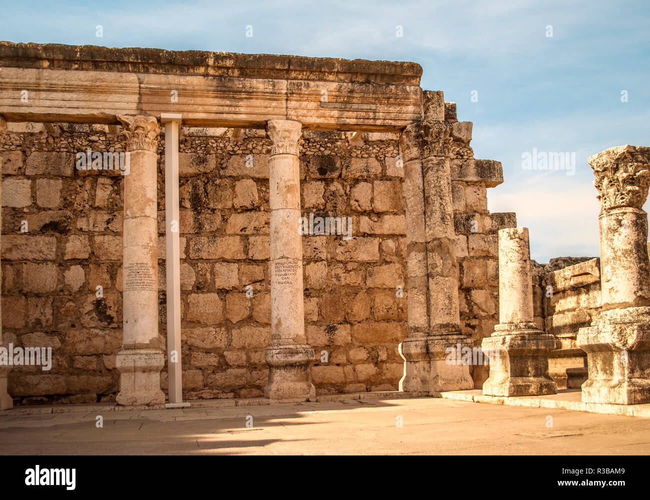 Save Download Preview The Ruins of the ancient Synagogue Capernaum ...