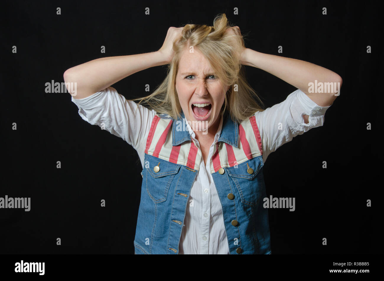 Haare raufen hi-res stock photography and images - Alamy