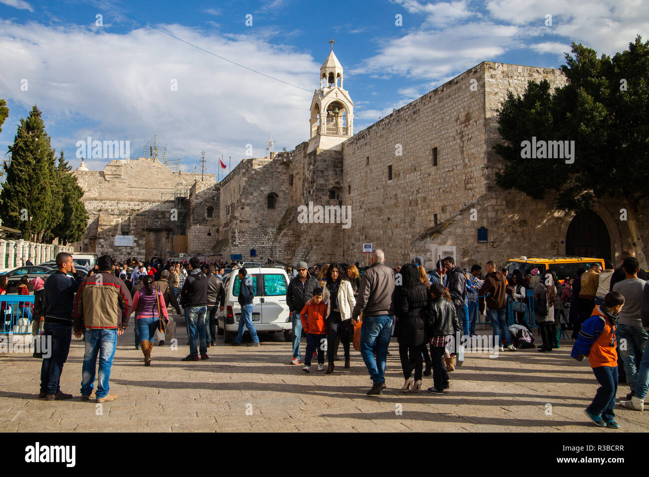 Prayers in Bethlem - Palestine/Israel - Christian town Stock Photo - Alamy