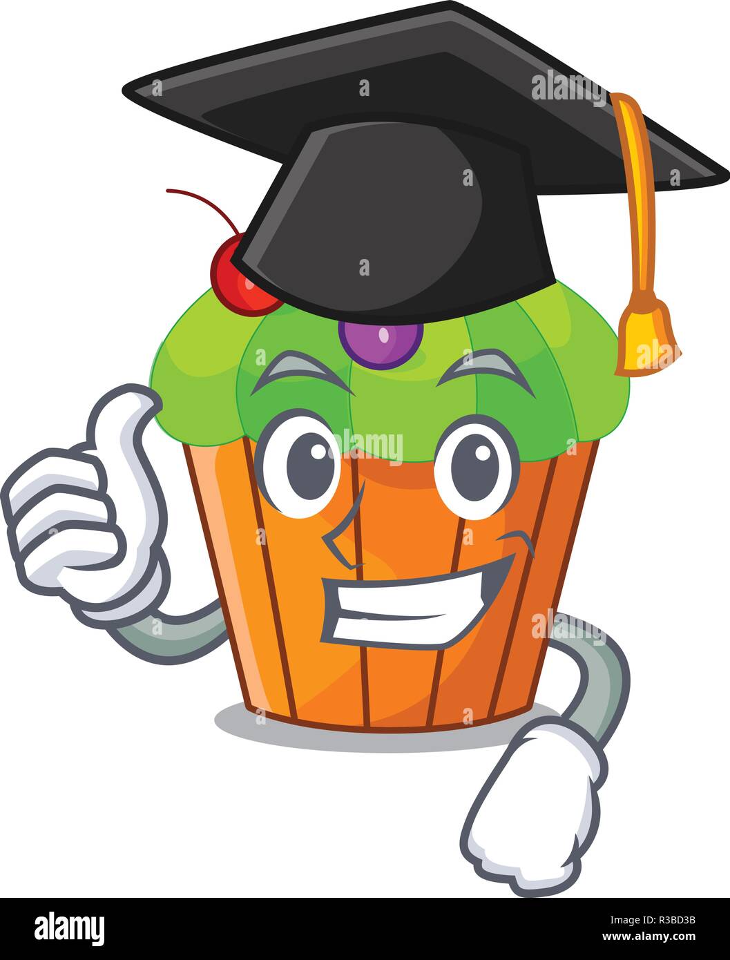 Graduation cupcakes Stock Vector Images - Alamy