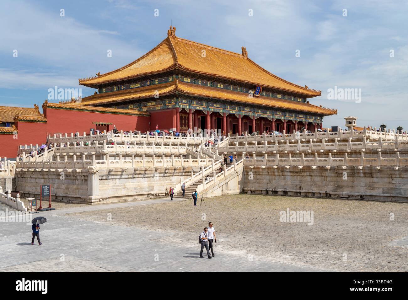 China: The Hall of Supreme Harmony - the largest hall within the ...