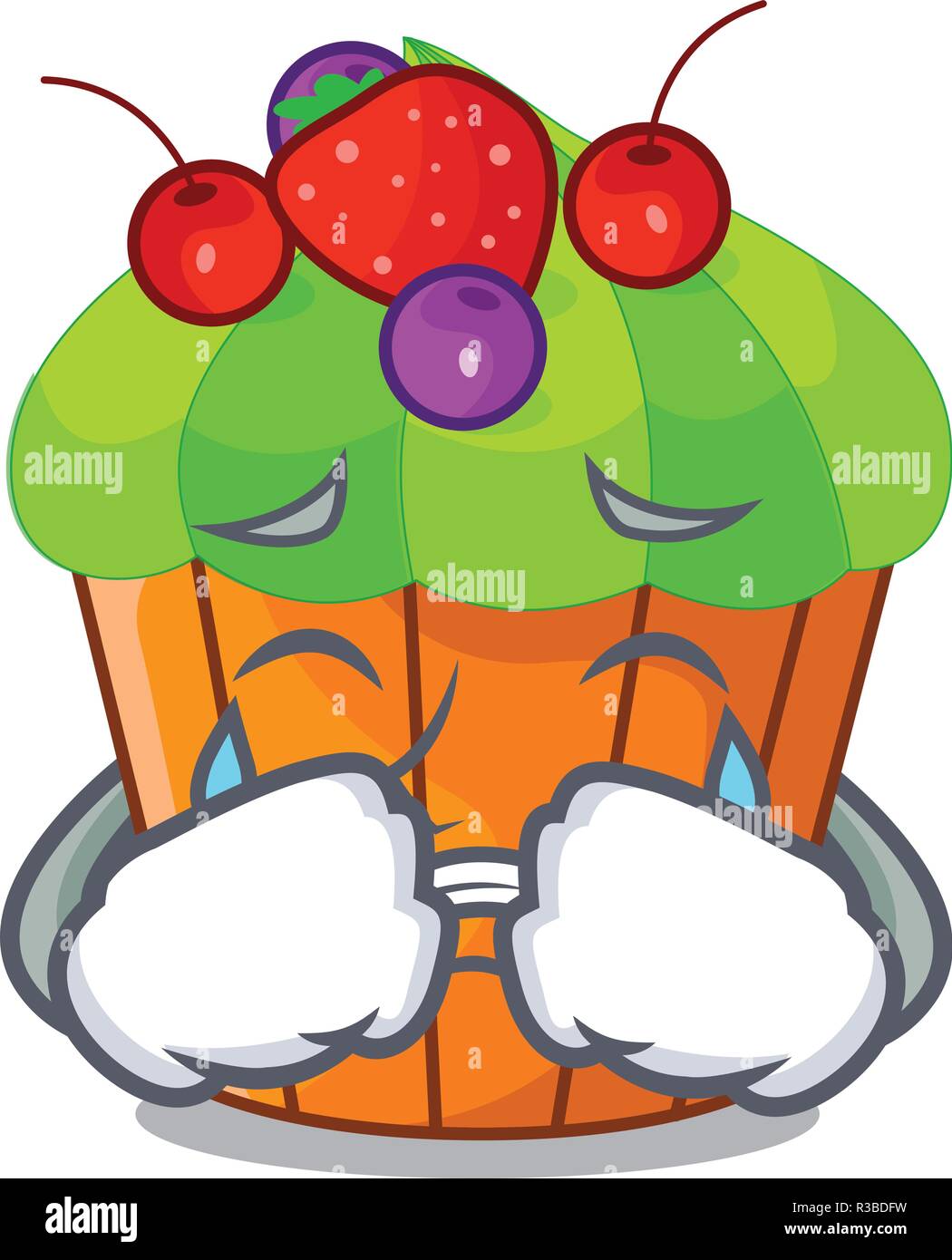 Sad birthday cake Stock Vector Images - Alamy