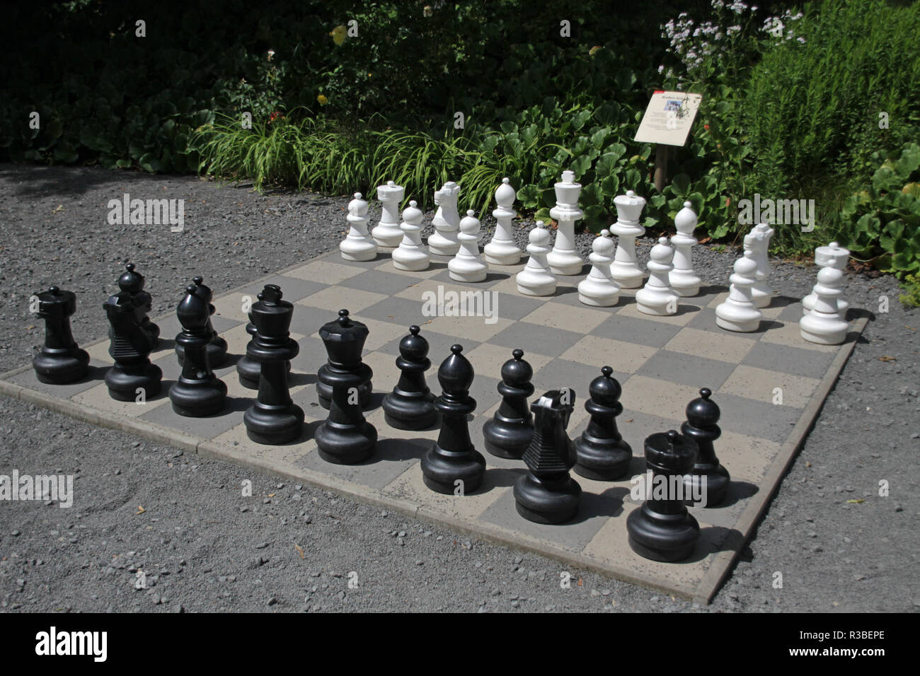 chess games outdoor Stock Photo - Alamy