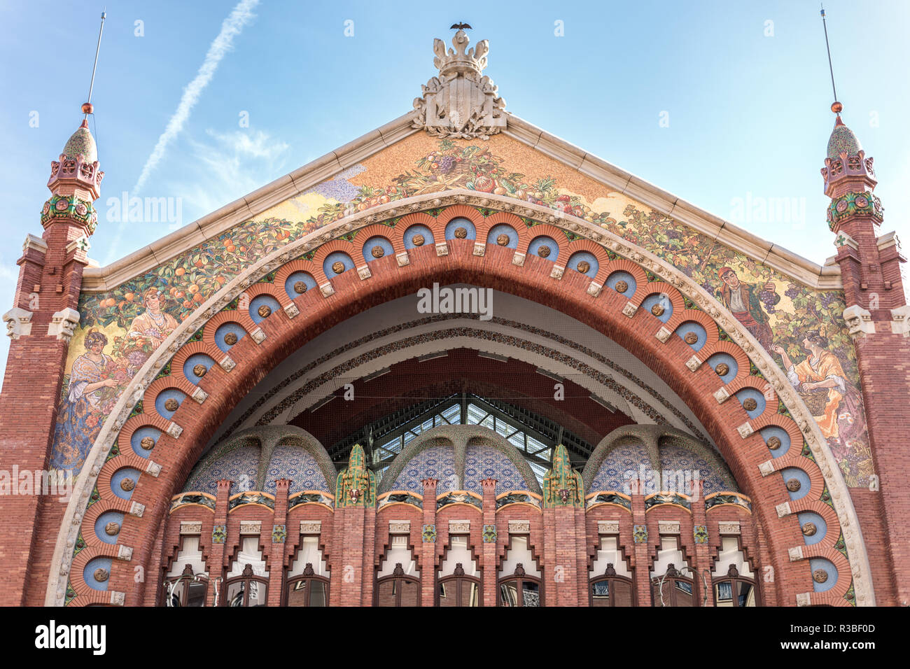 The building of Mercado Colon in Valencia, Spain Stock Photo - Alamy