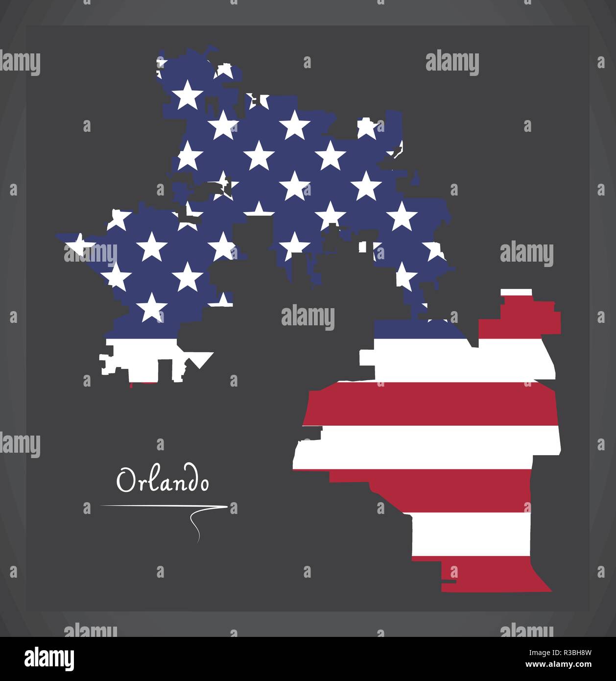 Map usa state borders national hi-res stock photography and images - Alamy