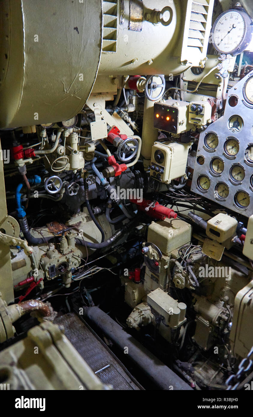 inside the submarine Stock Photo - Alamy