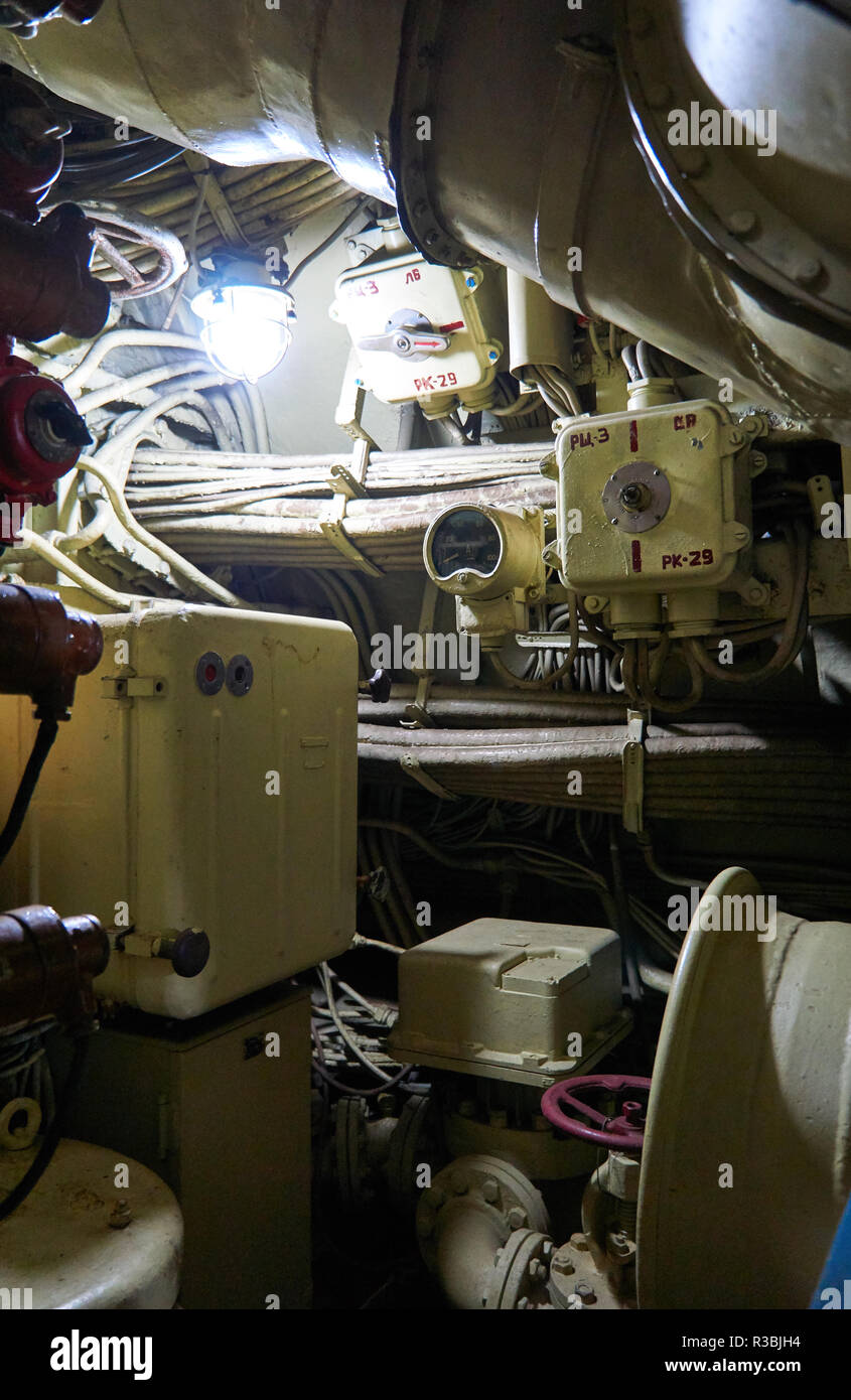 inside the submarine Stock Photo - Alamy