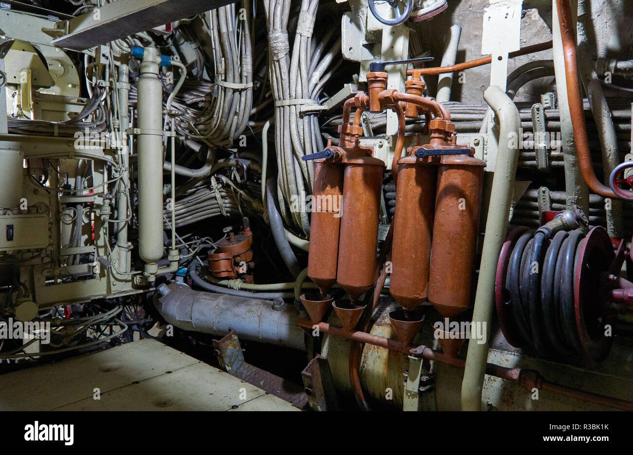 inside the submarine Stock Photo - Alamy