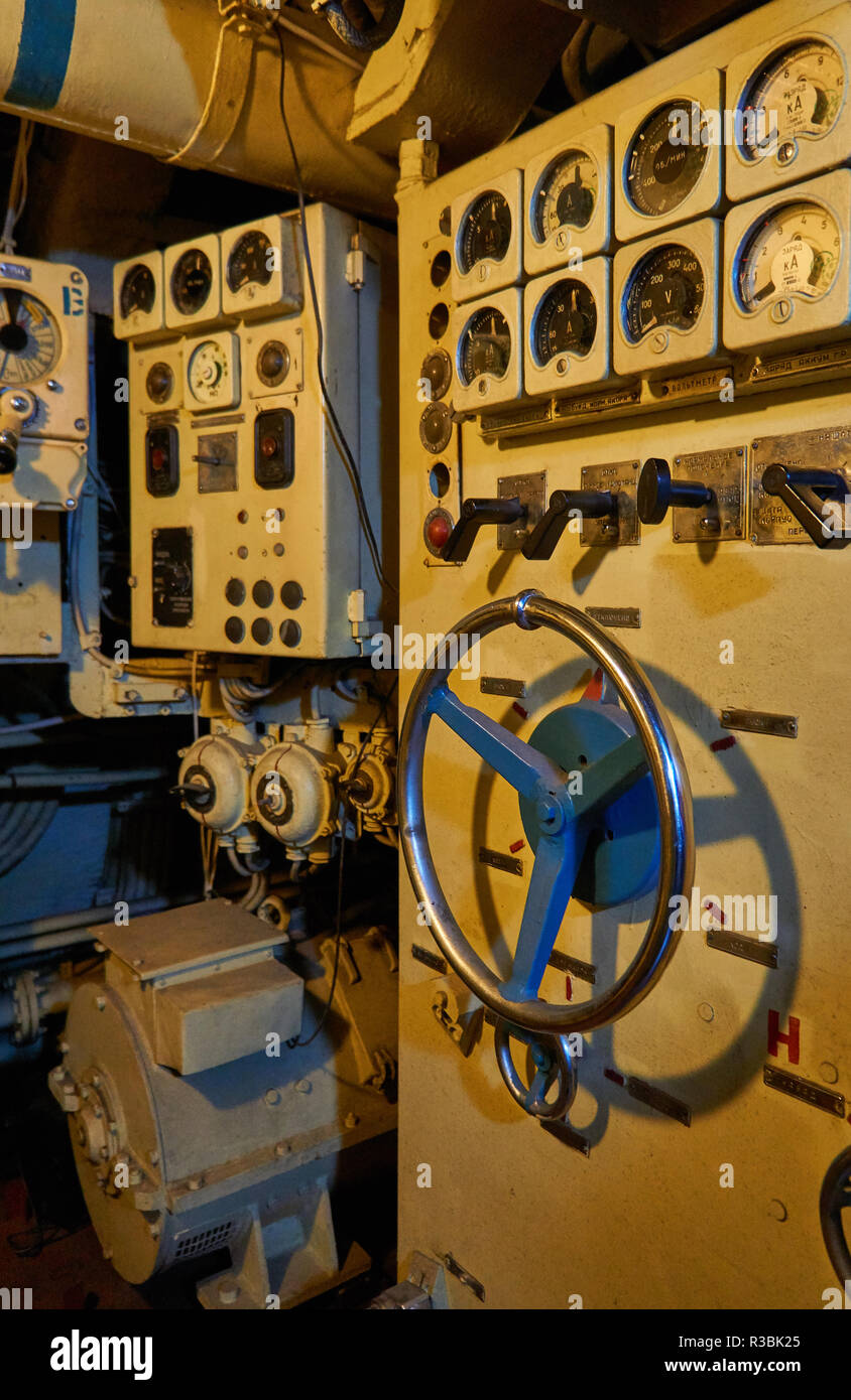 inside the submarine Stock Photo - Alamy