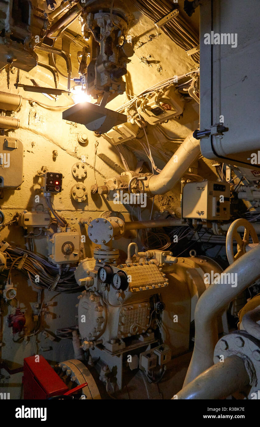 inside the submarine Stock Photo - Alamy