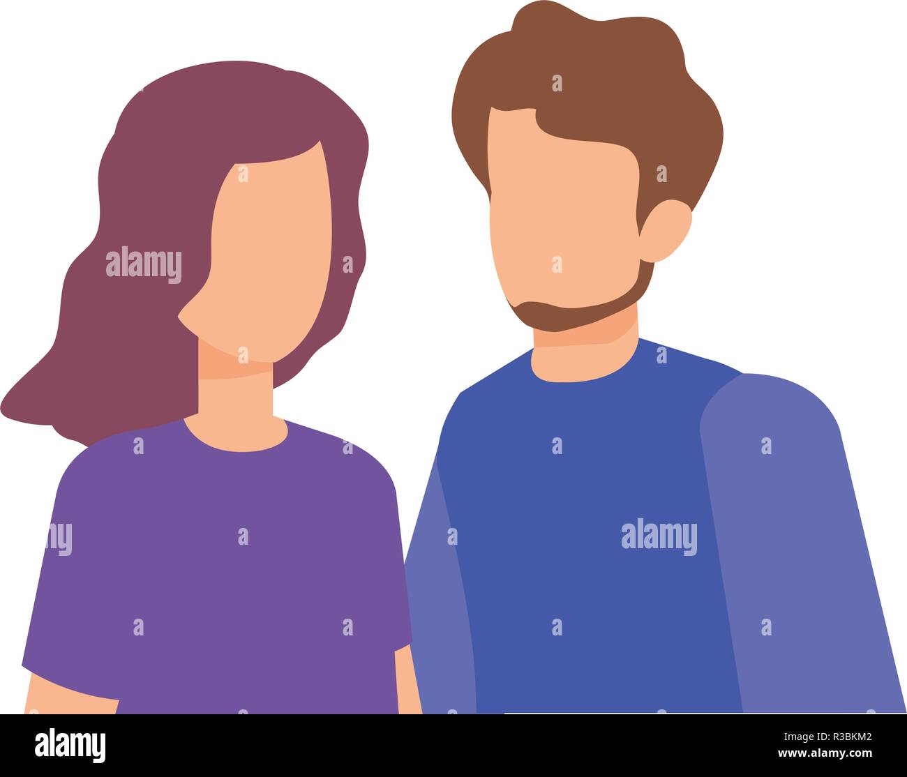 couple avatar characters icons Stock Vector Image & Art - Alamy