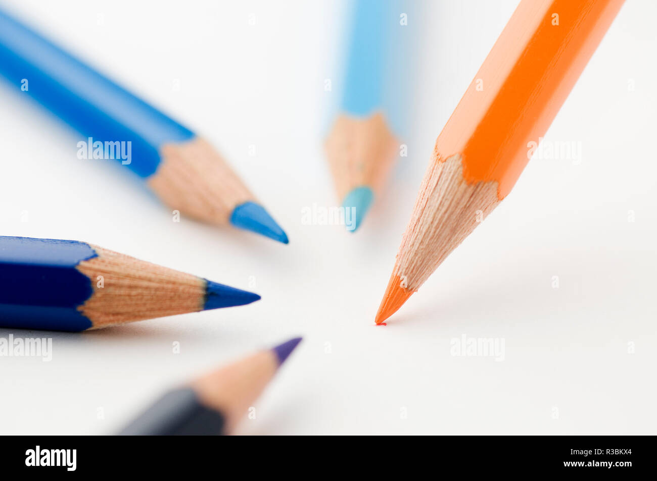 Four coloured pen hi-res stock photography and images - Alamy
