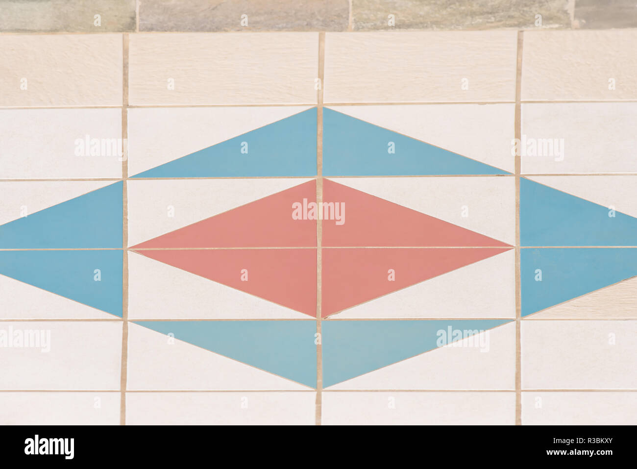 Triangle shape pattern geometry floor hi-res stock photography and ...