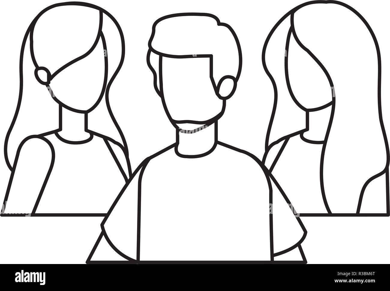 group of people characters Stock Vector Image & Art - Alamy