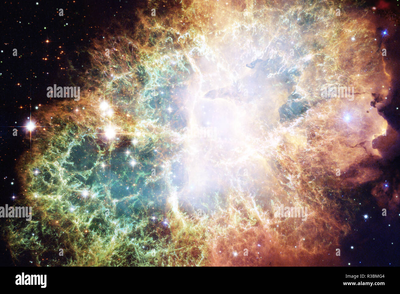 Universe filled stars, nebula and galaxy. Cosmic art, science fiction ...
